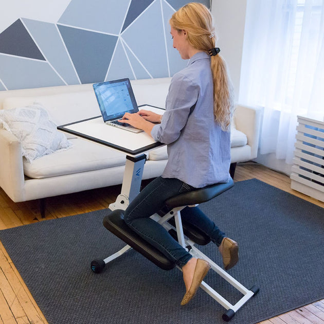 The Edge Desk - Ergonomic, Adjustable, and Portable Kneeling Desk